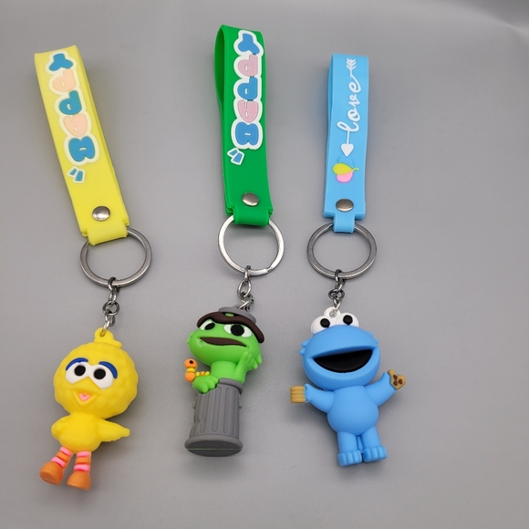 Storage & Organization | 6 Sesame Street 3d Keychains | Poshmark